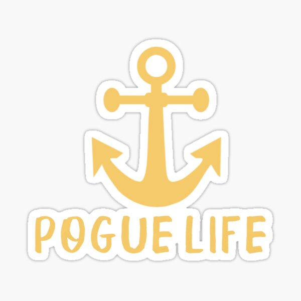 "Outer Banks Pogue life Anchor" Sticker for Sale by cameron304 | Redbubble