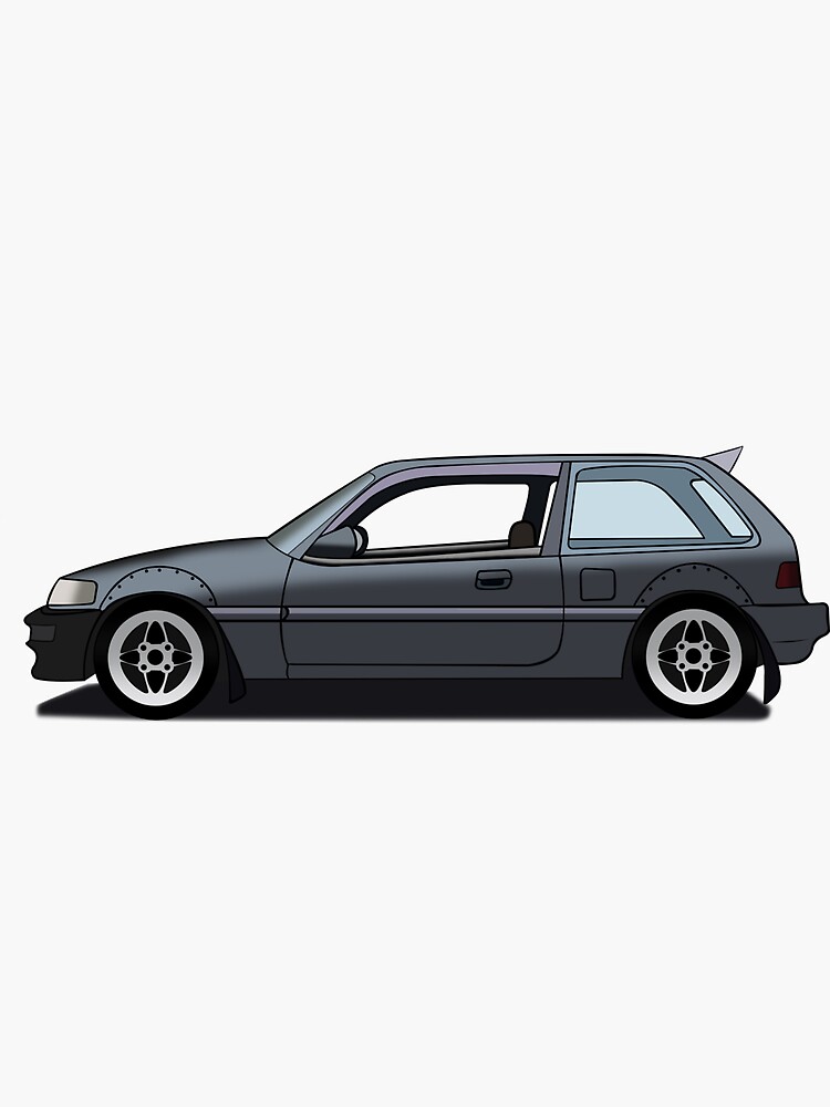 "Honda Civic EF" Sticker for Sale by rokeg5 | Redbubble
