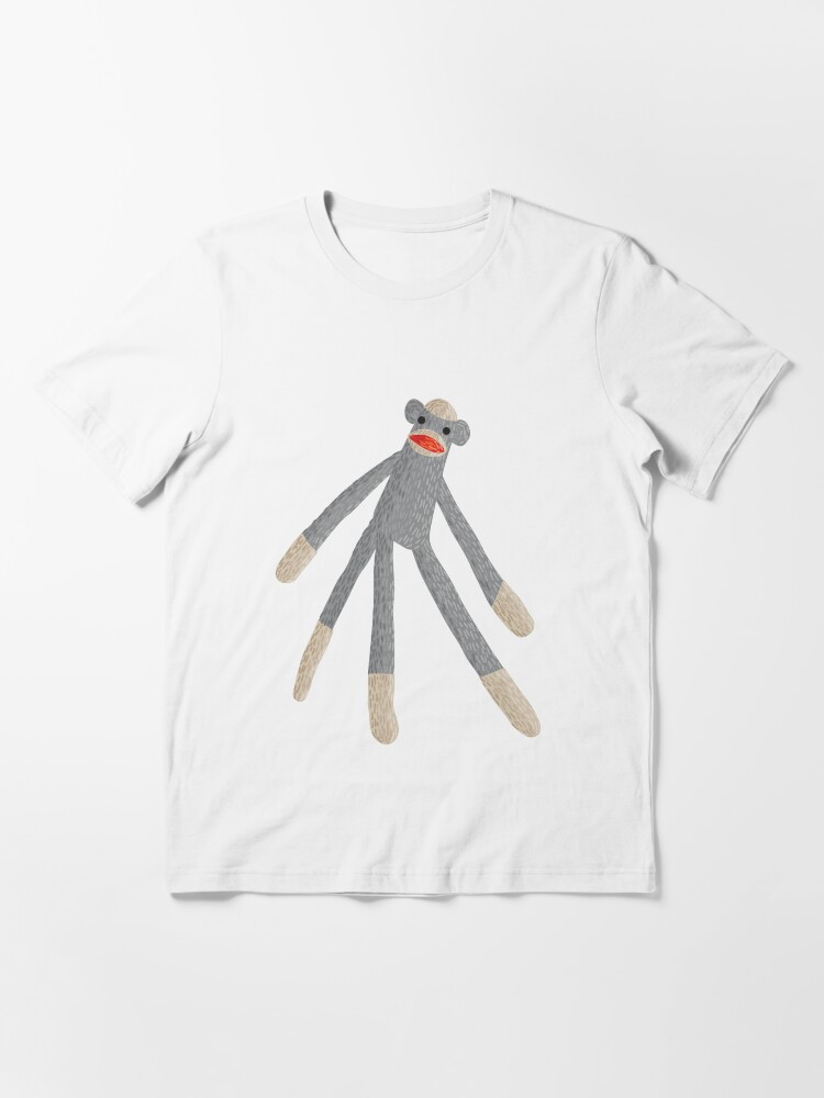 "Sock Monkey" T-shirt for Sale by curiocabinet | Redbubble | sock ...