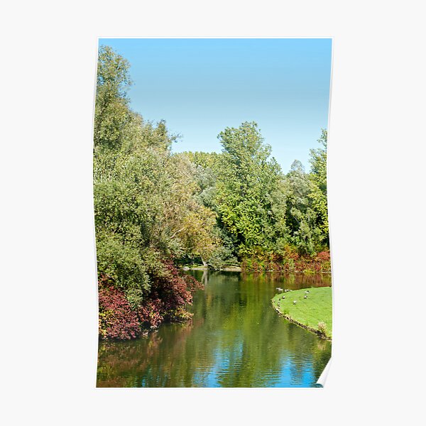 "Rheinaue Park in Bonn" Poster for Sale by Vac1 | Redbubble
