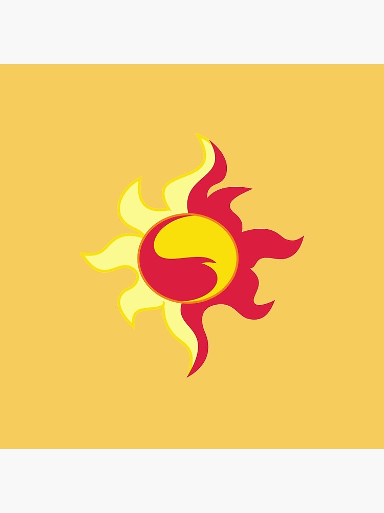 Sunset Shimmer Sun Fire Flames MLP Cutie Mark Sign Pin Button sold by ...