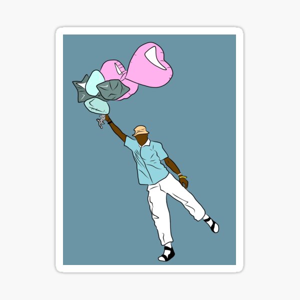 "balloon Tyler the creator " Sticker for Sale by morganzmacqueen ...