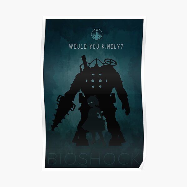 "Bioshock Silhouette Poster" Poster for Sale by bwundo | Redbubble