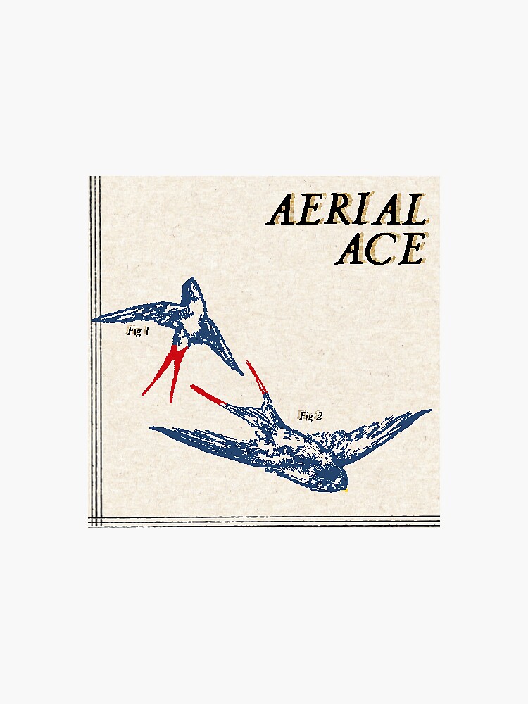 "Aerial Ace Album Cover Artwork" Sticker for Sale by thronabul | Redbubble