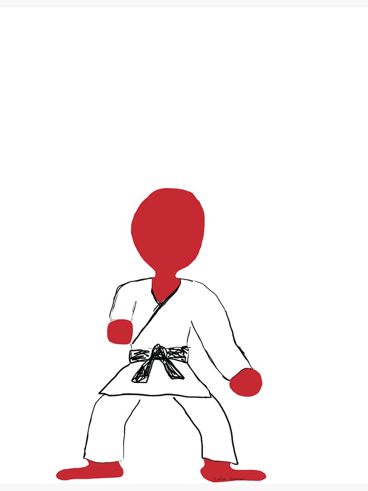 Karate Shiko Dachi Sticker By Nolanbensinger Redbubble