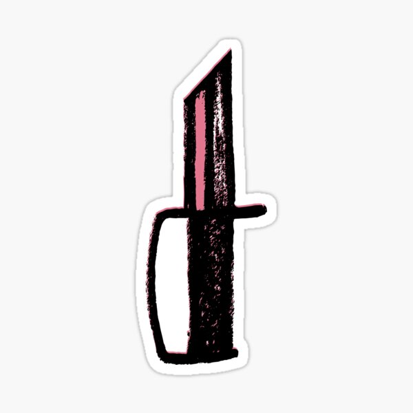 "KNIFE" Sticker for Sale by Willieboyart | Redbubble