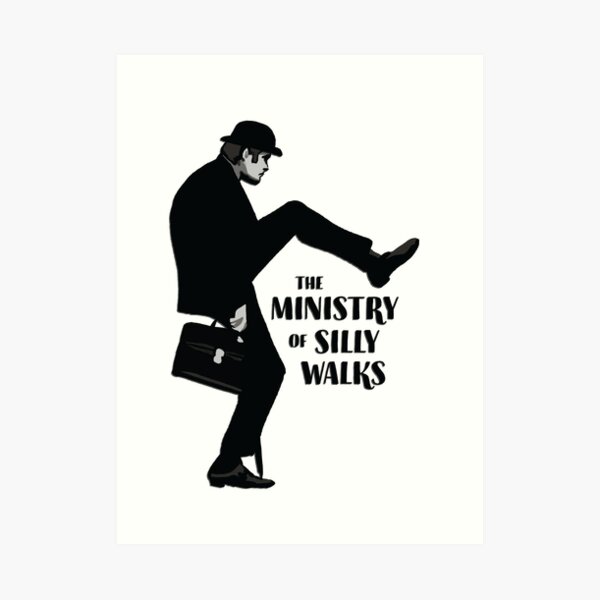 Ministry Of Silly Walks Art Prints Redbubble
