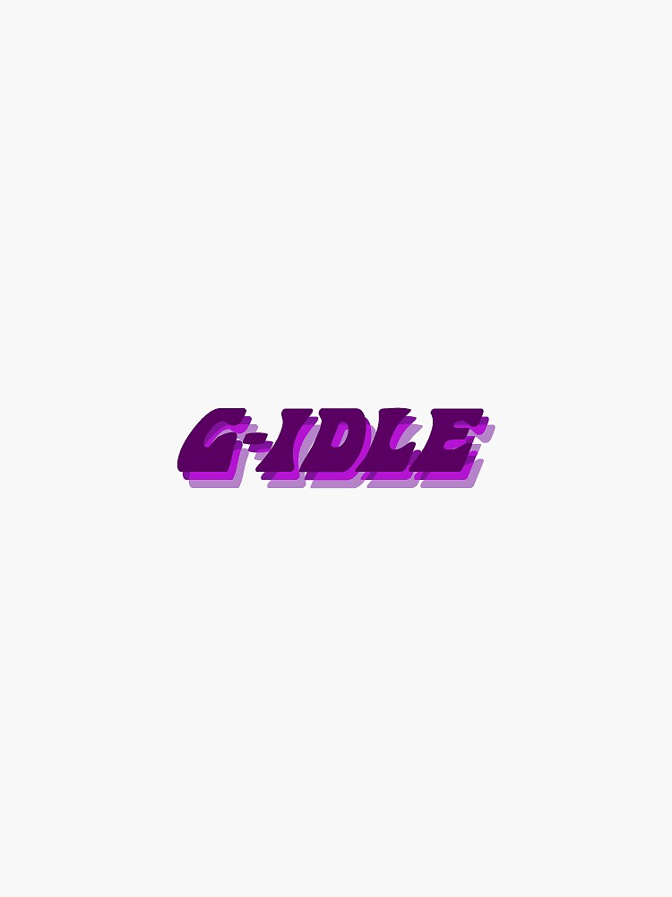 "G-IDLE " Sticker for Sale by joleyamyg | Redbubble