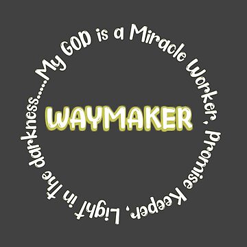 "Way Maker Christian" Greeting Card for Sale by motivateme | Redbubble