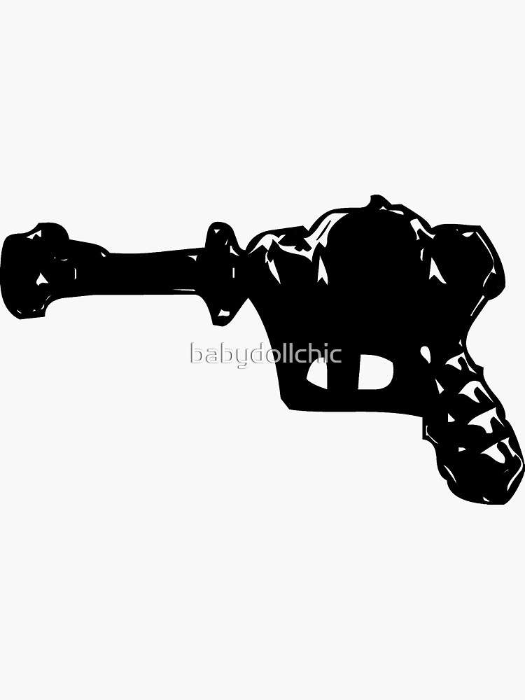 "Alien Ray Gun" Sticker for Sale by babydollchic | Redbubble