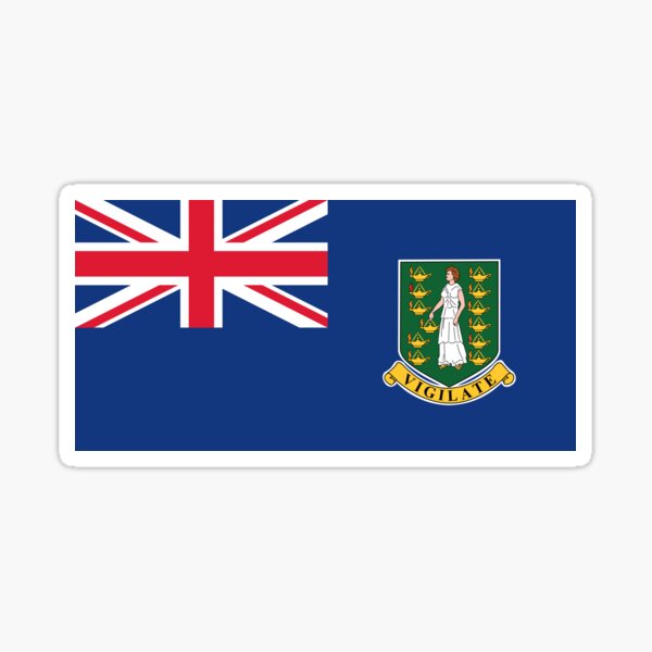 "British Virgin Island BVI Flag" Sticker for Sale by identiti | Redbubble