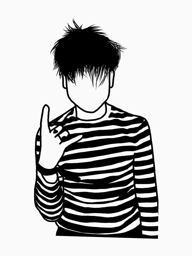 "yungblud outline" T-shirt by littlepixie912 | Redbubble