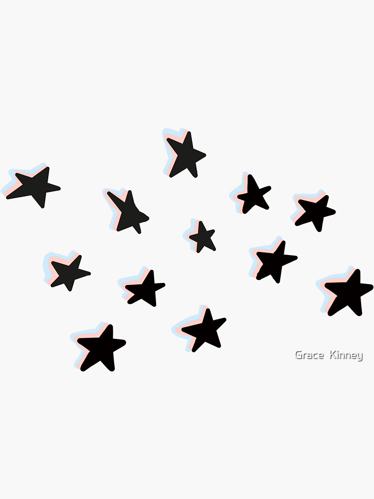 "vsco stars!" Sticker for Sale by gracekinney097 | Redbubble