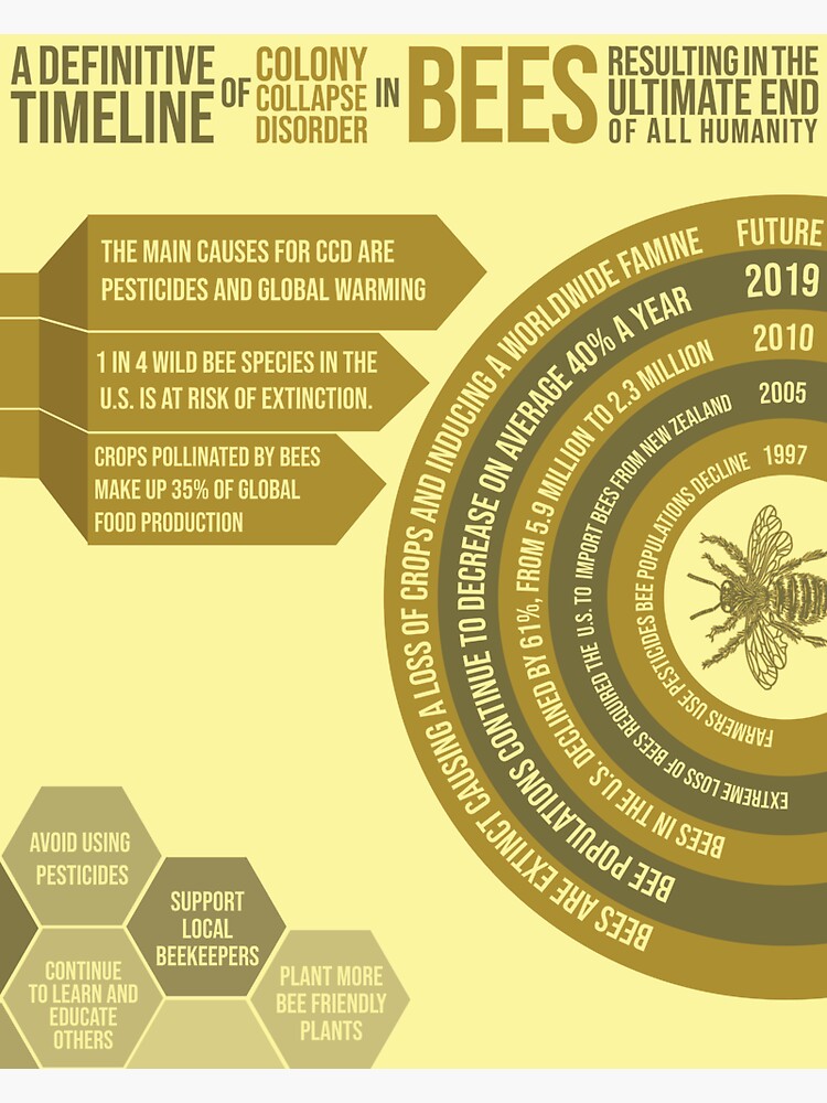 "A Definitive Timeline of Colony Collapse Disorder in Bees Resulting in ...
