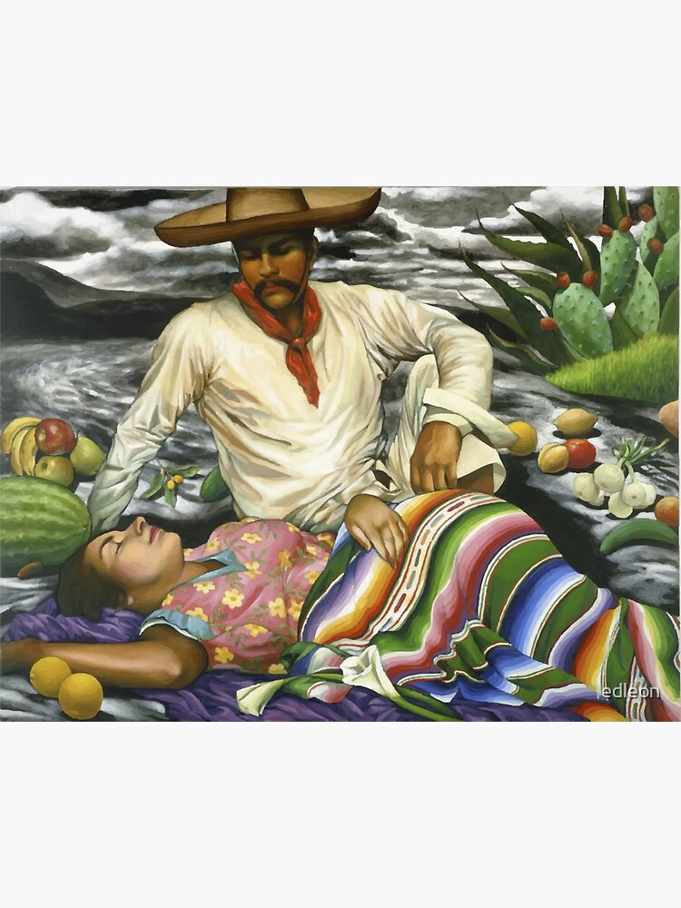 "Mexican love vintage" Sticker by edleon | Redbubble