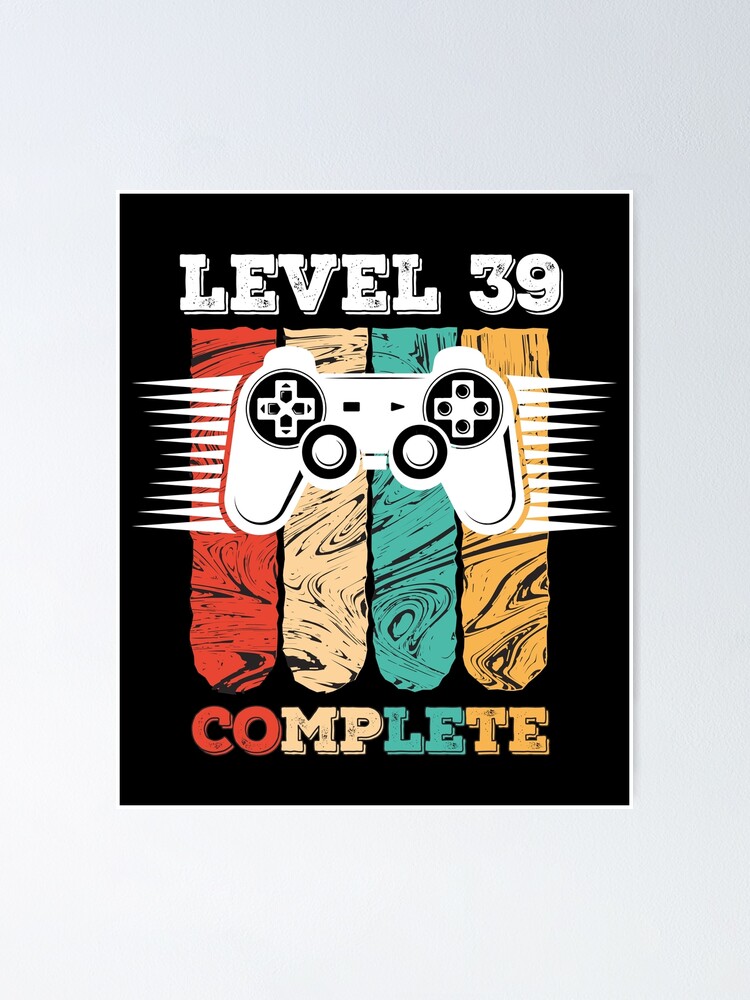 "Level 39 Complete 39th Birthday - Celebrate 39th Wedding Gift Video ...
