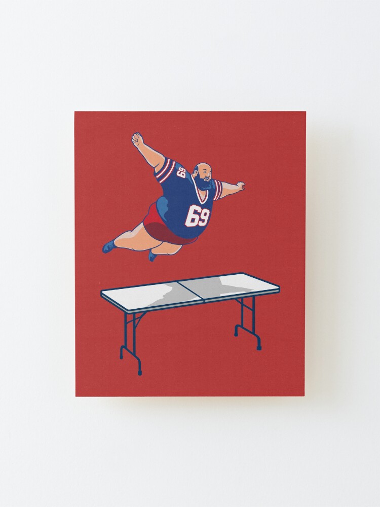 "Bills Mafia Buffalo Bills Superfan table dive Design" Mounted Print ...
