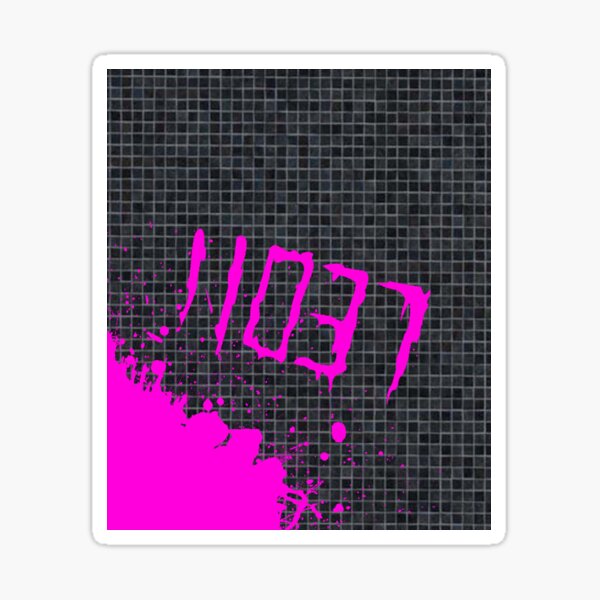 "11037/Sayaka Inspired" Sticker for Sale by Attic-Worms | Redbubble
