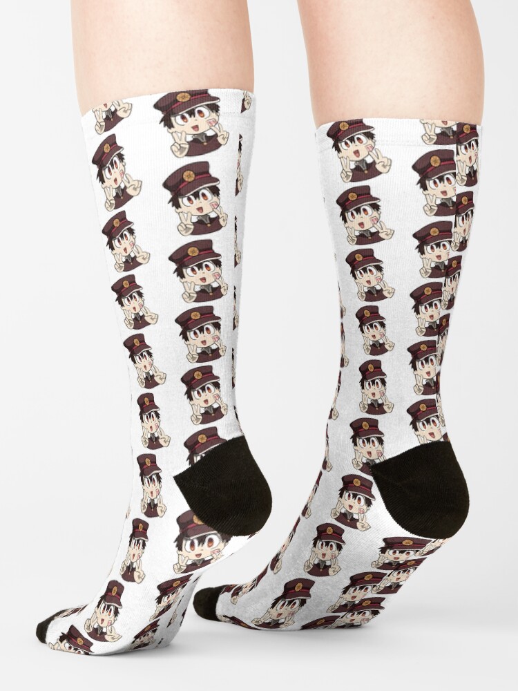 "Hanako-kun Peace Signs" Socks by hittyy | Redbubble
