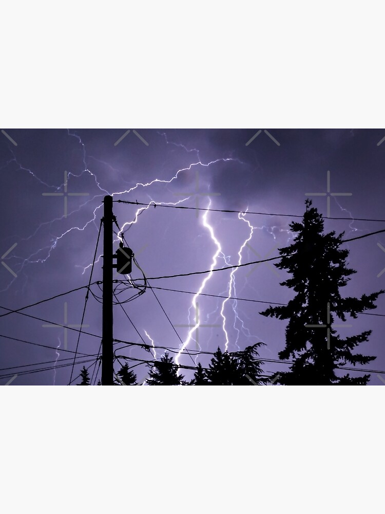 "Lightning Storm Electric Power Grid" Sticker for Sale by ...