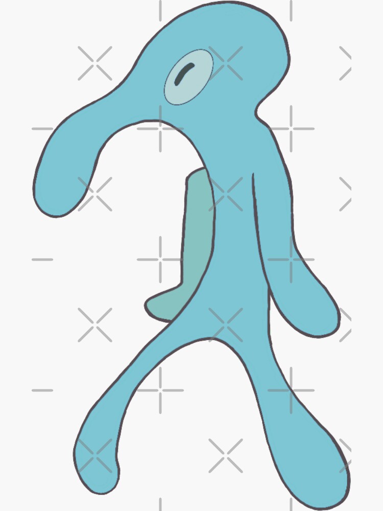 "squidward blue" Sticker by jdubij26 | Redbubble