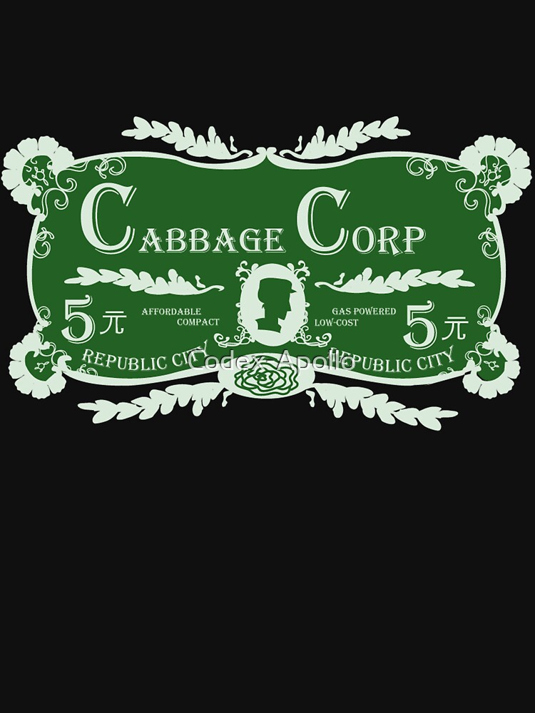 "Cabbage Corp" T-shirt for Sale by Codex-Apollo | Redbubble | avatar ...