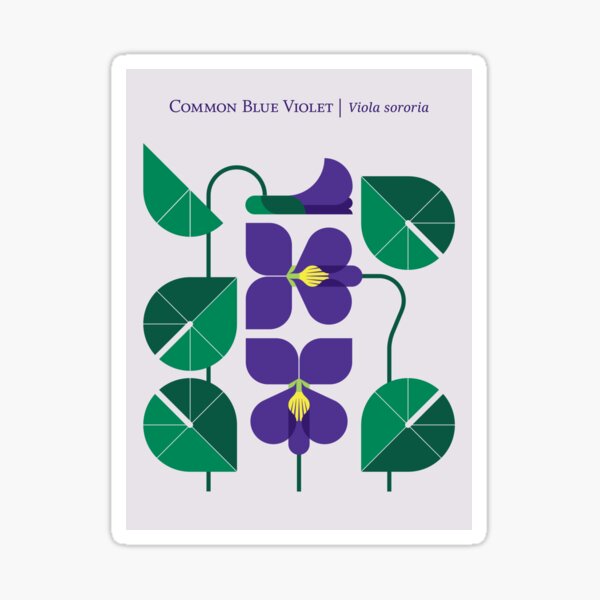 Paper Paper Ephemera 10 Pack Common Blue Violet Stickers etna.com.pe