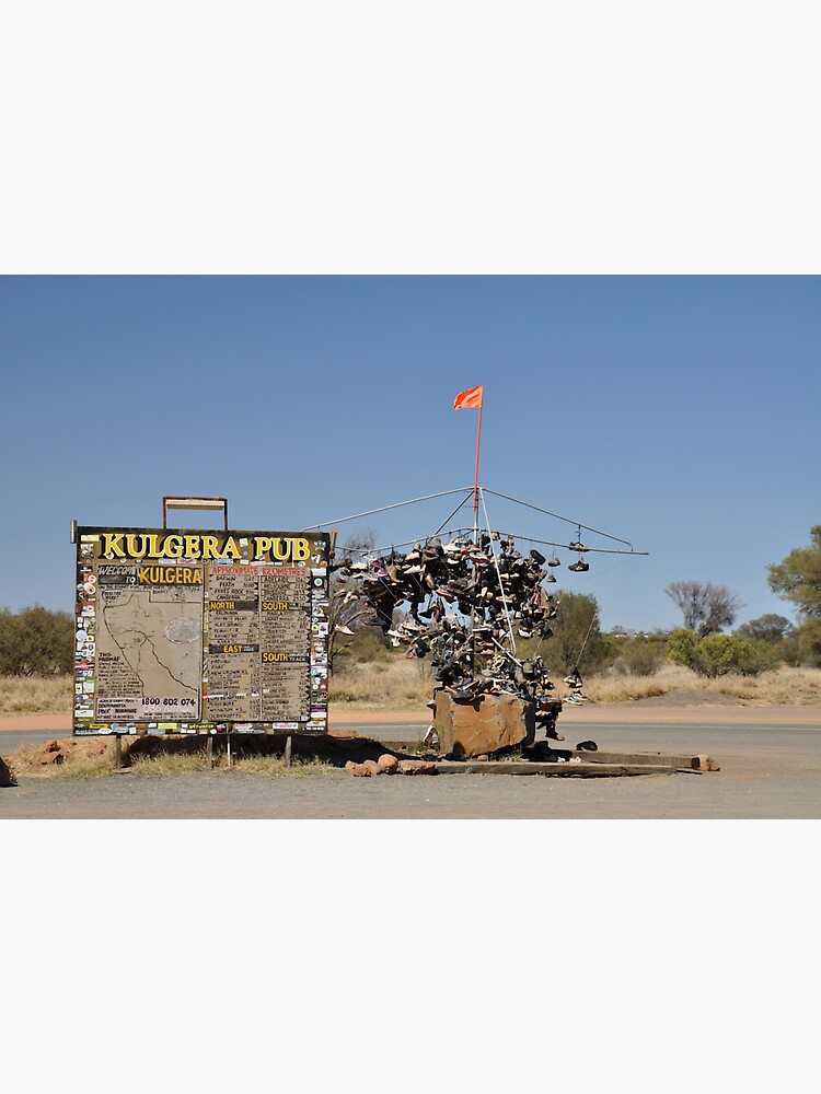 "Kulgera Map & Shoe Tree, Australia 2019" Sticker by muz2142 | Redbubble