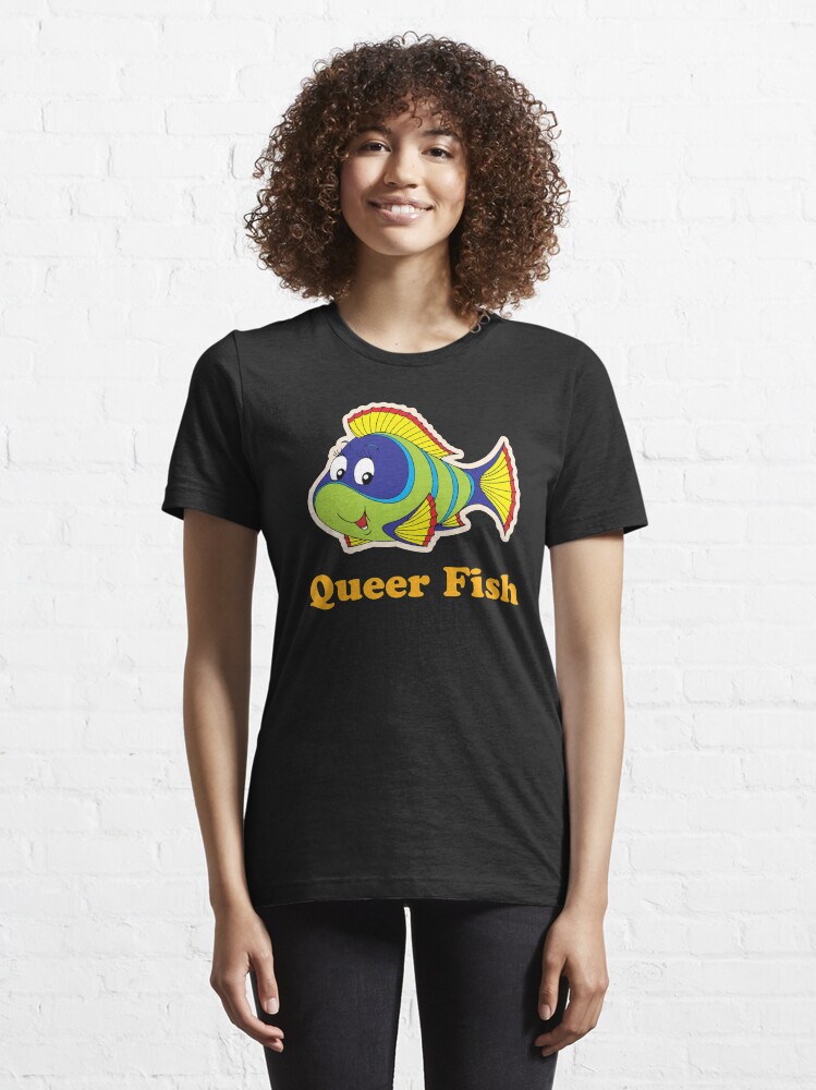 "Queer Fish" T-shirt for Sale by Birdtheman12345 | Redbubble | lgbt t ...