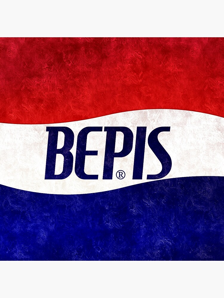 "Bepis" Sticker for Sale by Jersey-Artist | Redbubble