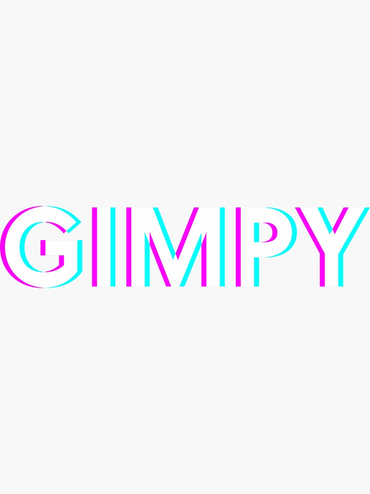"Official_Gimpy Logo" Sticker by Official-GIMPY | Redbubble