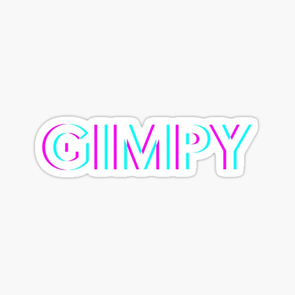 "Official_Gimpy Logo" Sticker by Official-GIMPY | Redbubble