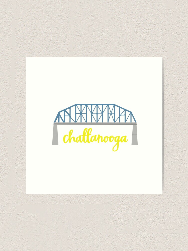"Chattanooga Walnut Street Bridge" Art Print for Sale by lexiejudd ...