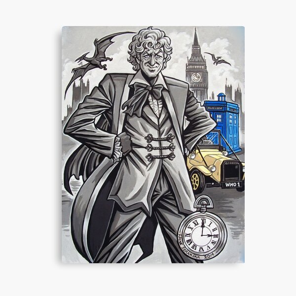 "The Third Doctor" Canvas Print for Sale by rainesz | Redbubble