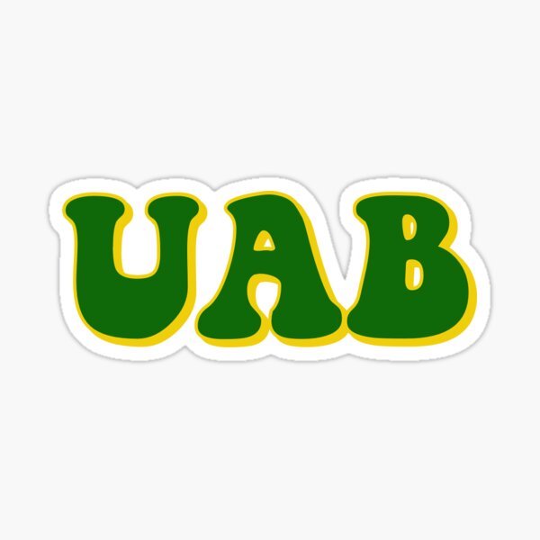 "UAB Groovy" Sticker for Sale by annuhjumanji | Redbubble