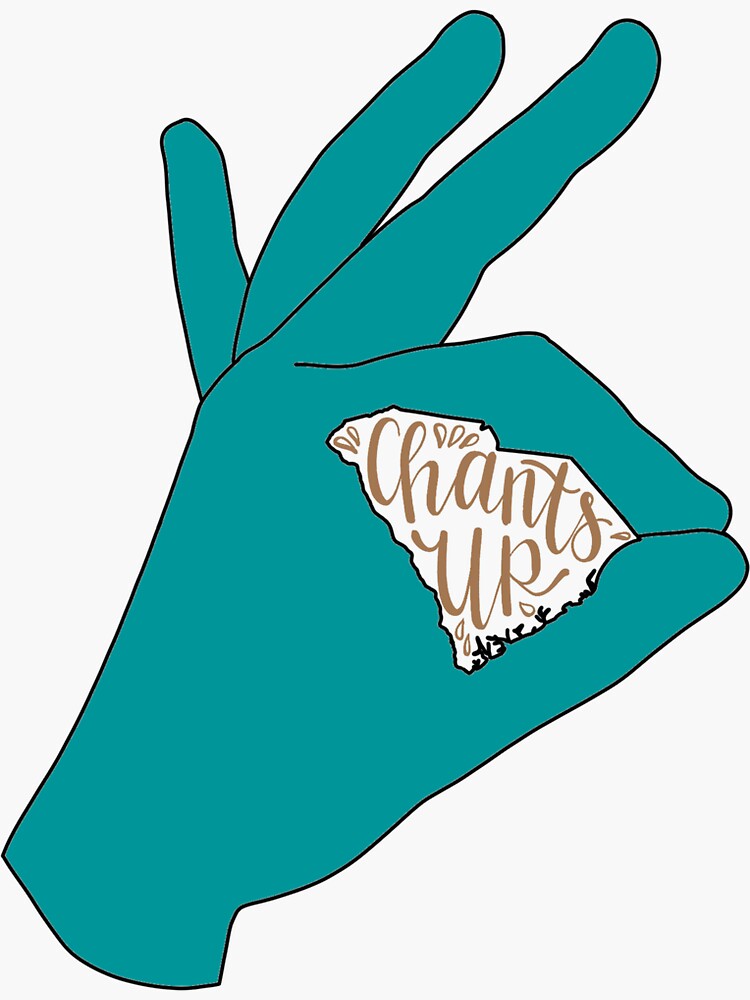 "Chants Up Hand" Sticker by annakbench | Redbubble