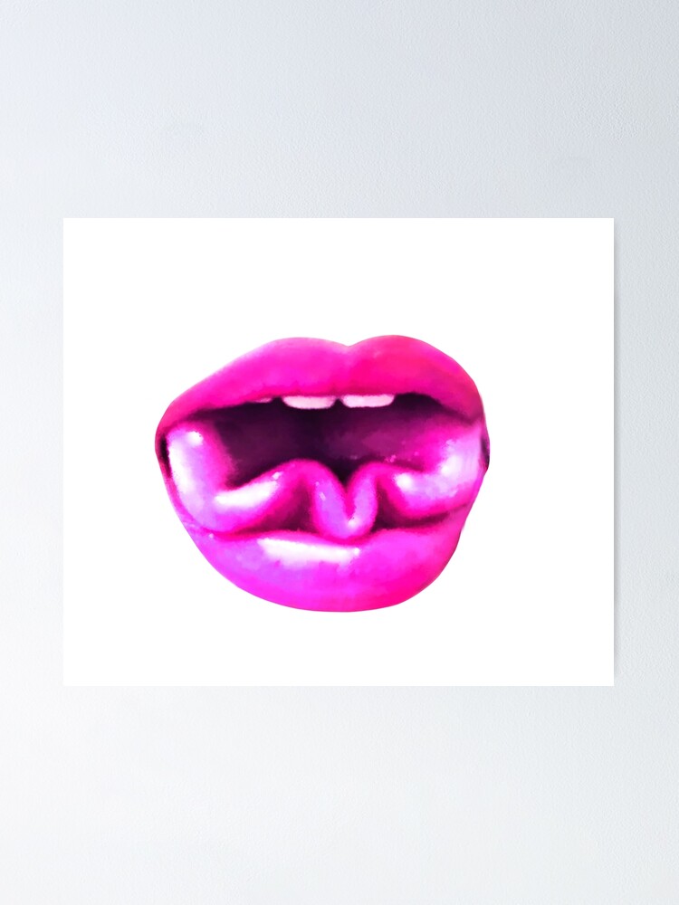 Póster «Trébol de lengua rosa» de ReignnVictori | Redbubble