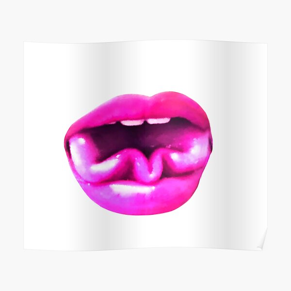 Póster «Trébol de lengua rosa» de ReignnVictori | Redbubble