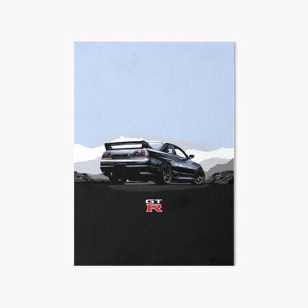 "TRI-COLOUR R33 GTR Graphic Design" Art Board Print for Sale by ...