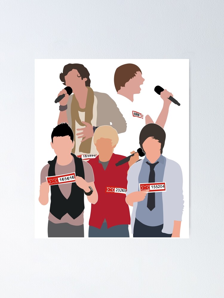 "Young One Direction Auditions (Stacked Format)" Poster for Sale by ...
