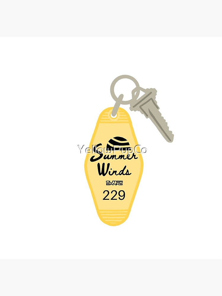 "Outer Banks Netflix Show Motel Key" Art Print for Sale by YellowPupCo ...