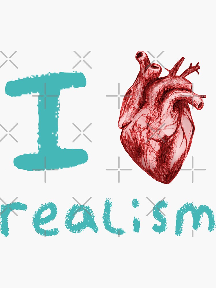 "Realism" Sticker for Sale by SophieCorrigan | Redbubble
