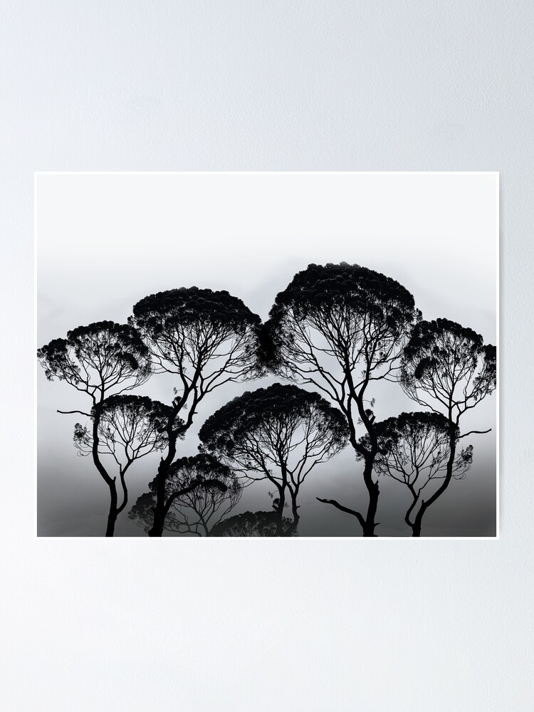 "nature trees mask" Poster by guillermofarze | Redbubble