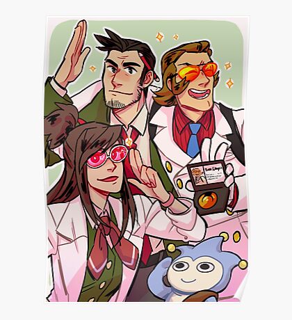 Ace Attorney: Posters | Redbubble