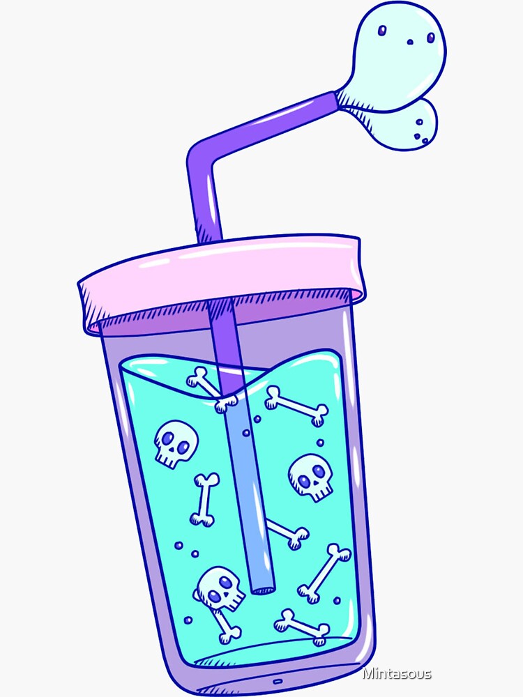 "Spirit Bubble Tea" Sticker by Mintasous | Redbubble