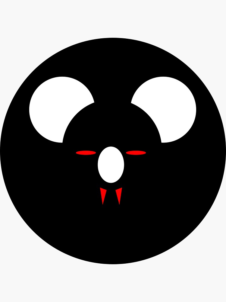 "Dropbear Circle" Sticker for Sale by scribbledeath | Redbubble