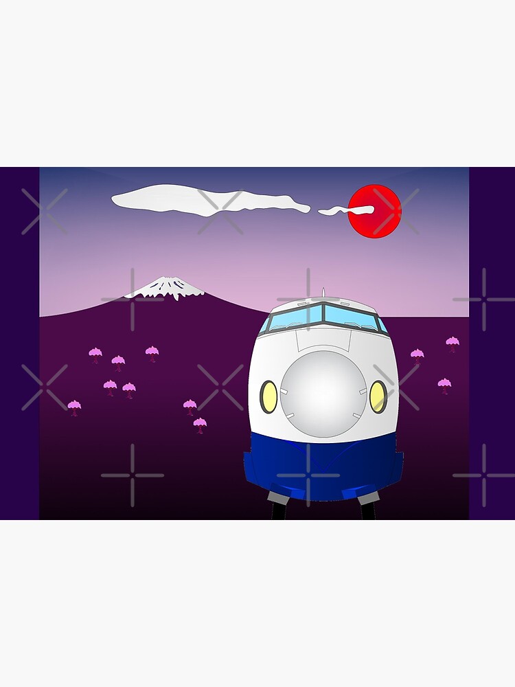 "Shinkansen - Japanese Bullet Train" Mask for Sale by ontherails ...