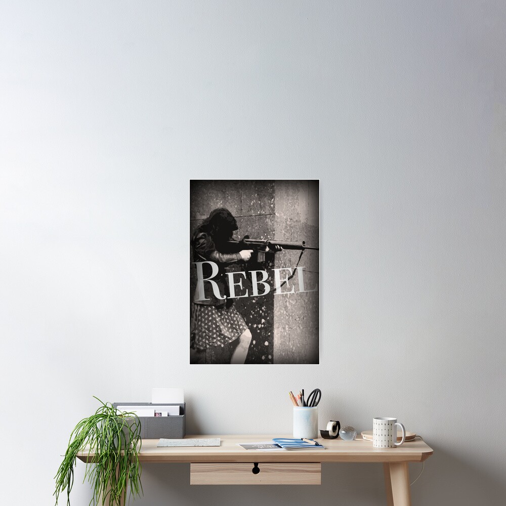 "Female Rebel Poster" Poster by Konxovar | Redbubble