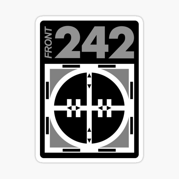 Front 242 Stickers | Redbubble