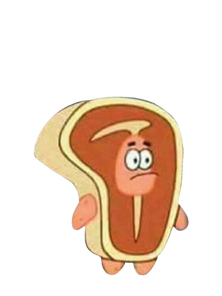 "Patrick Star with meat costume" iPhone Case & Cover by FaCurls | Redbubble